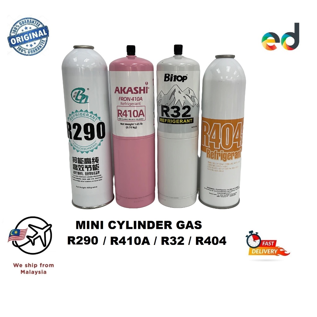 MINI CYLINDER / BABY GAS / REFRIGERATION GAS R290/R410A/R32/R404A/R600 (FOR AIR CONDITIONAL ...