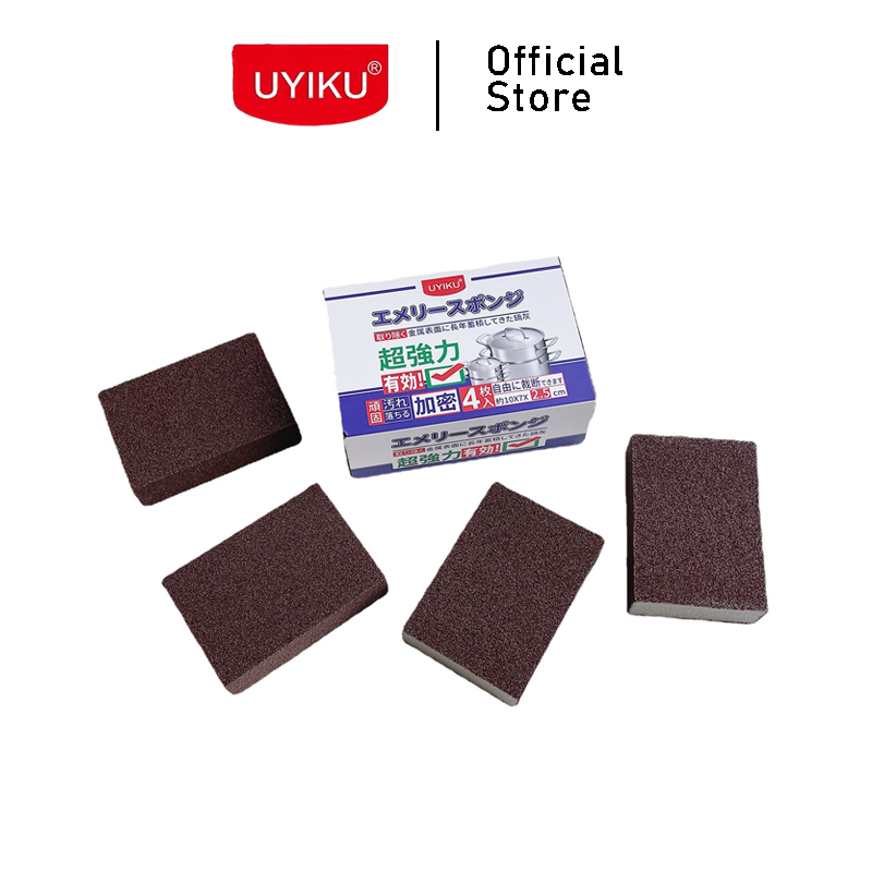 UYIKU Emery Sponge (4 Pcs/Pack) | Shopee Malaysia