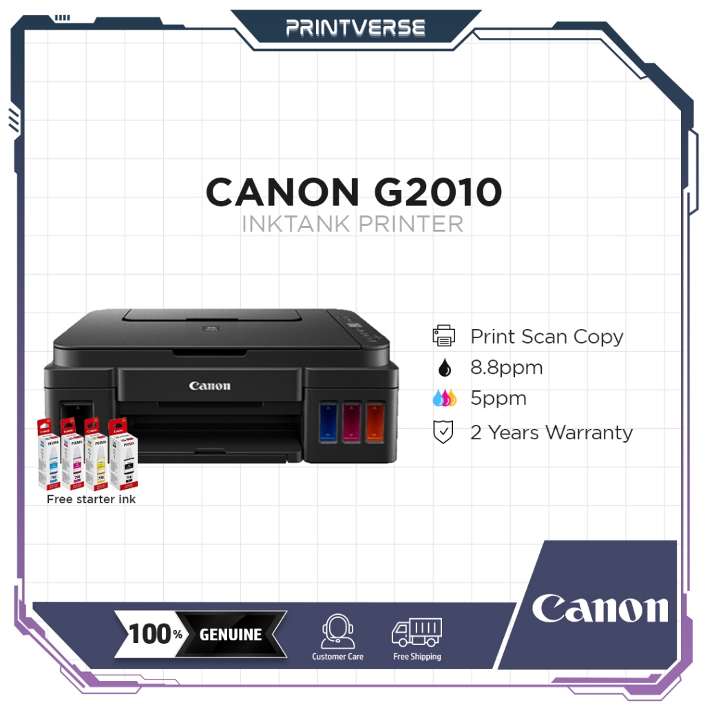 Canon Pixma G2010 All In One A4 Wired Color Ink Tank Printer / Print ...