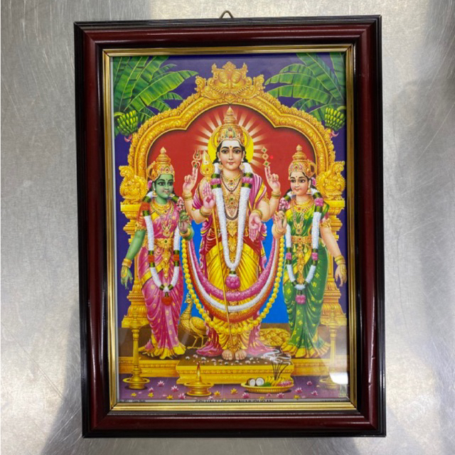 Murugan Hindu God Photo frame | Sami Photo Frame | 7x10cm | Shopee Malaysia