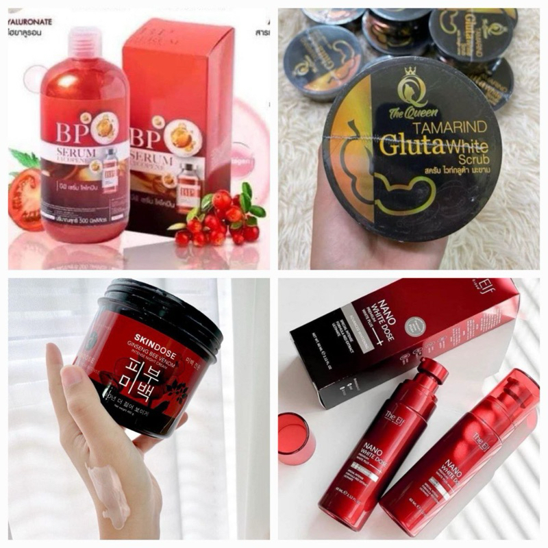 TAMARIND GLUTA SCRUB | BP SERUM | SKINDOSE | THE ELF | Shopee Malaysia