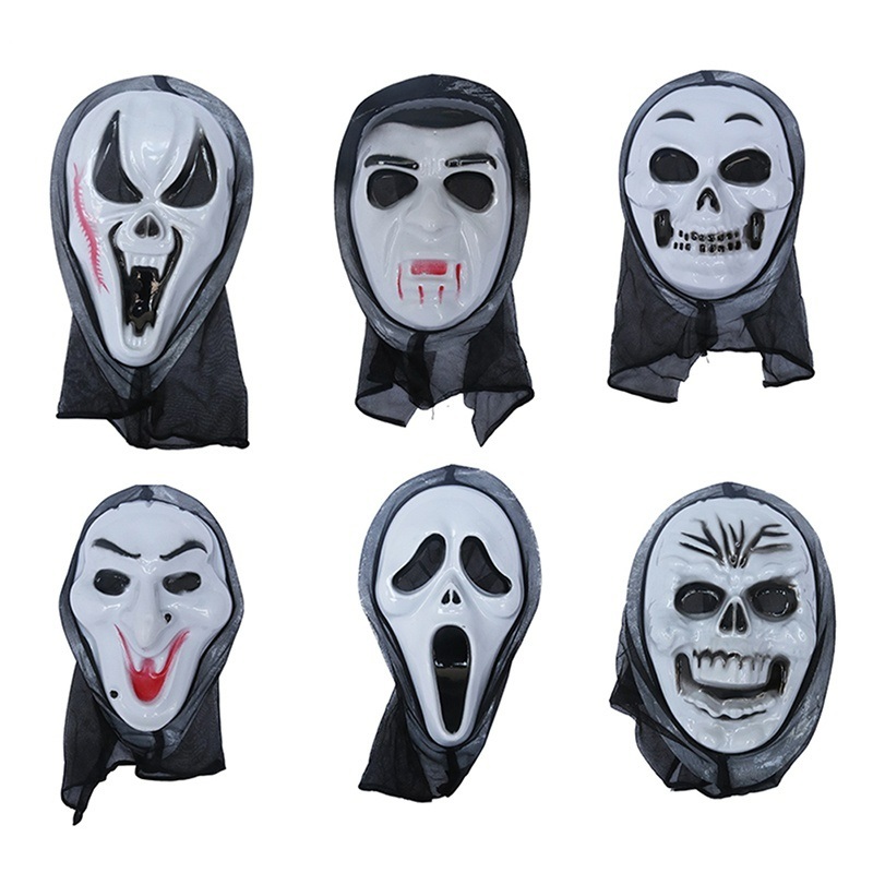 MALAYSIA STOCK!Halloween Party Face Mask Scream Witch Face Mask Topeng ...