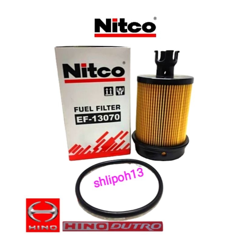 Hino Dutro XZU720/N04C Fuel/Diesel Filter 23304-78091 (EF-13070) Nitco ...