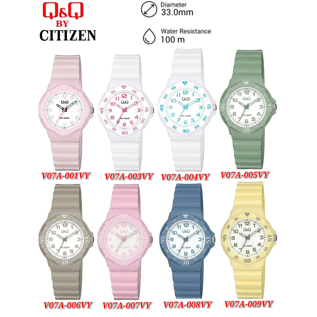 Q&Q Japan By Citizen V07A Fashion Analog Women - VR19 | Shopee Malaysia