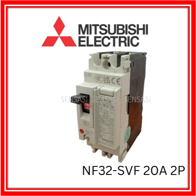 MITSUBISHI MOLDED CASE CIRCUIT BREAKERS MCCB 20A 2POLE NF32-SVF 20A 2P | Shopee Malaysia