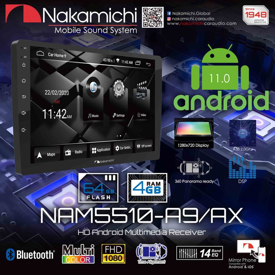 [NAKAMICHI NAM5510 ]Suzuki JIMNY 2019-2023 Casing 9" inch with Android ...