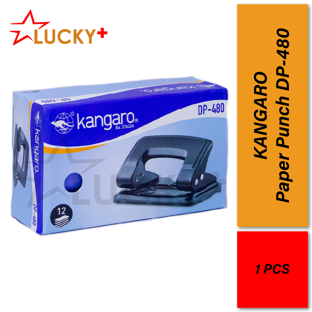 KANGARO Paper Punch DP-480 (1pcs) | Mesin Tebuk Lubang | Penebuk Lubang ...