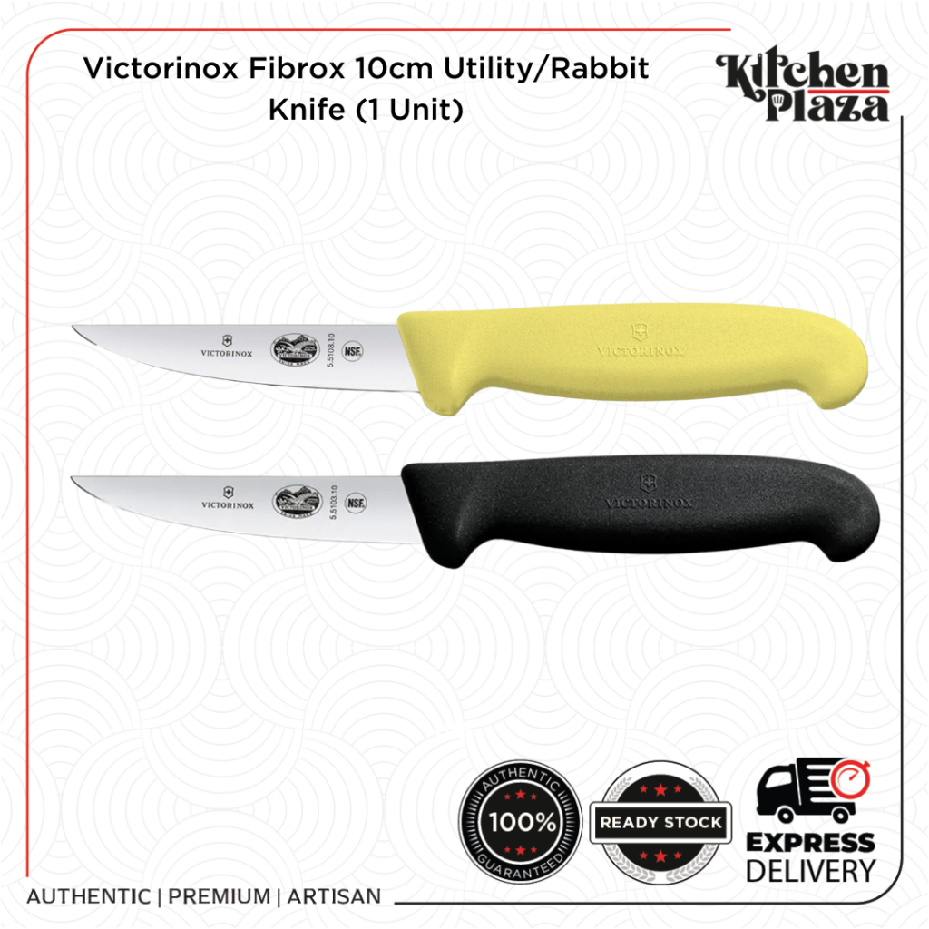 Victorinox Fibrox 10cm Utility/Rabbit Knife (1 unit) | Shopee Malaysia