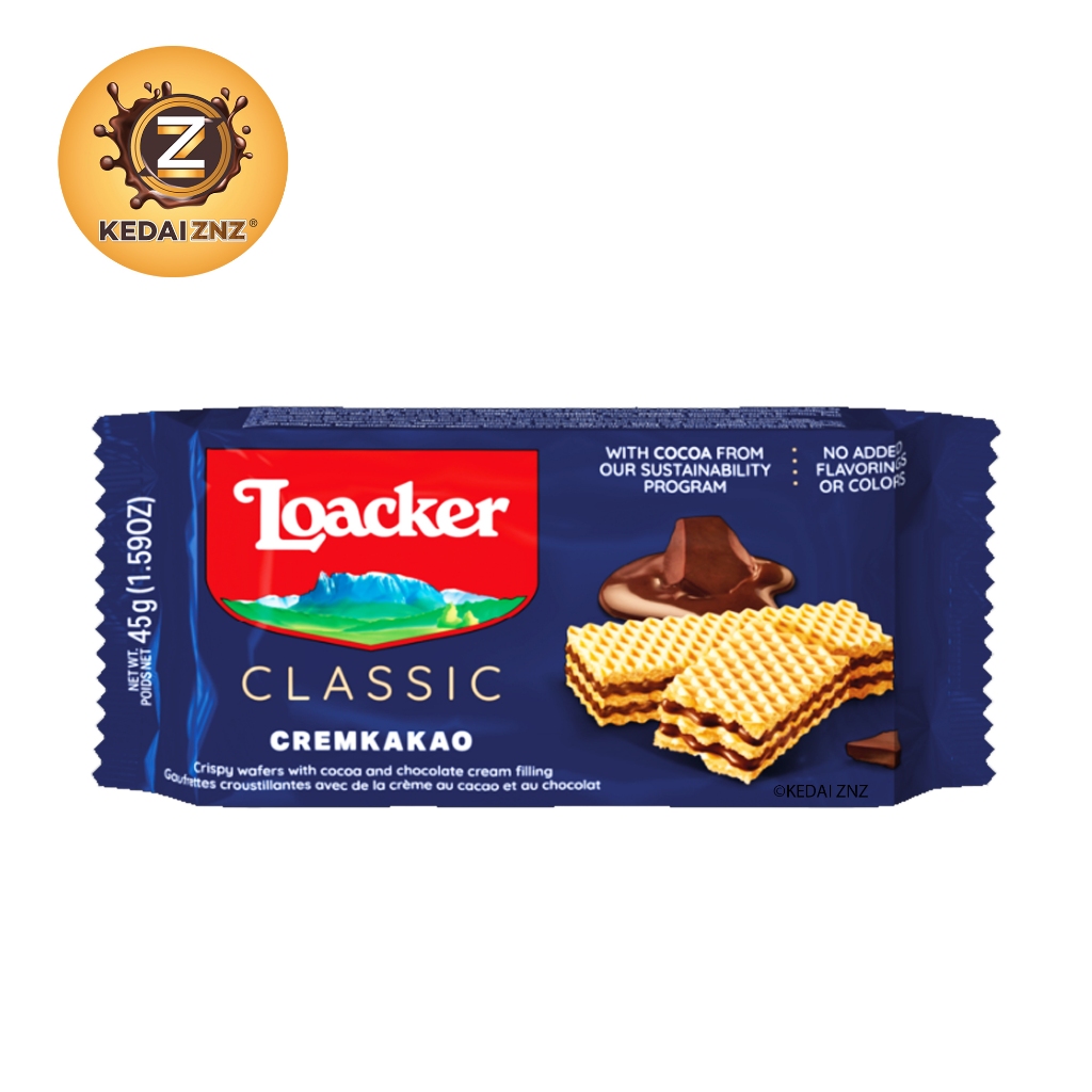 Chocolate Loacker CLASSIC CREMKAKAO 45g Coklat | Shopee Malaysia