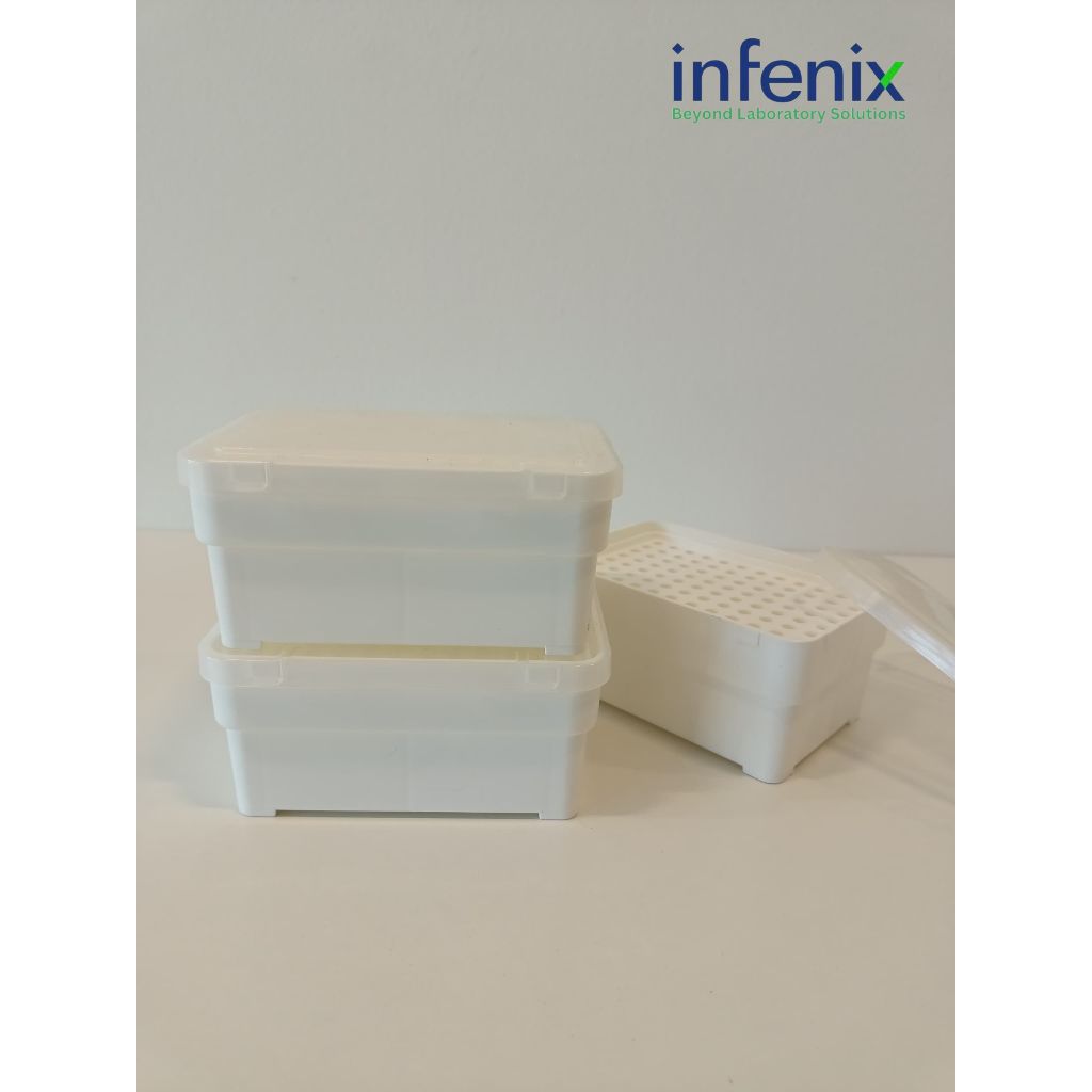 Pipette tips box, empty rack, for 10uL universal pipette tips, READY ...