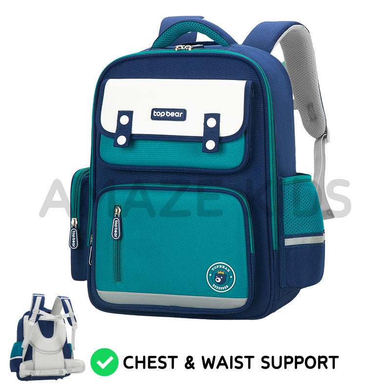 AMAZEKIDS Beg Sekolah Rendah Budak Tahan Lasak Ergonomic School Bag ...
