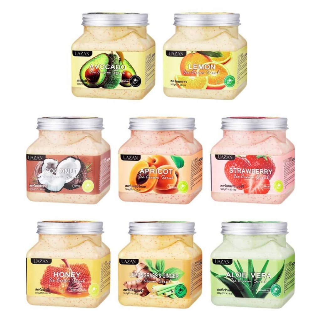 UAZAN FULL BODY ICE CREAM SCRUB 500G | Shopee Malaysia