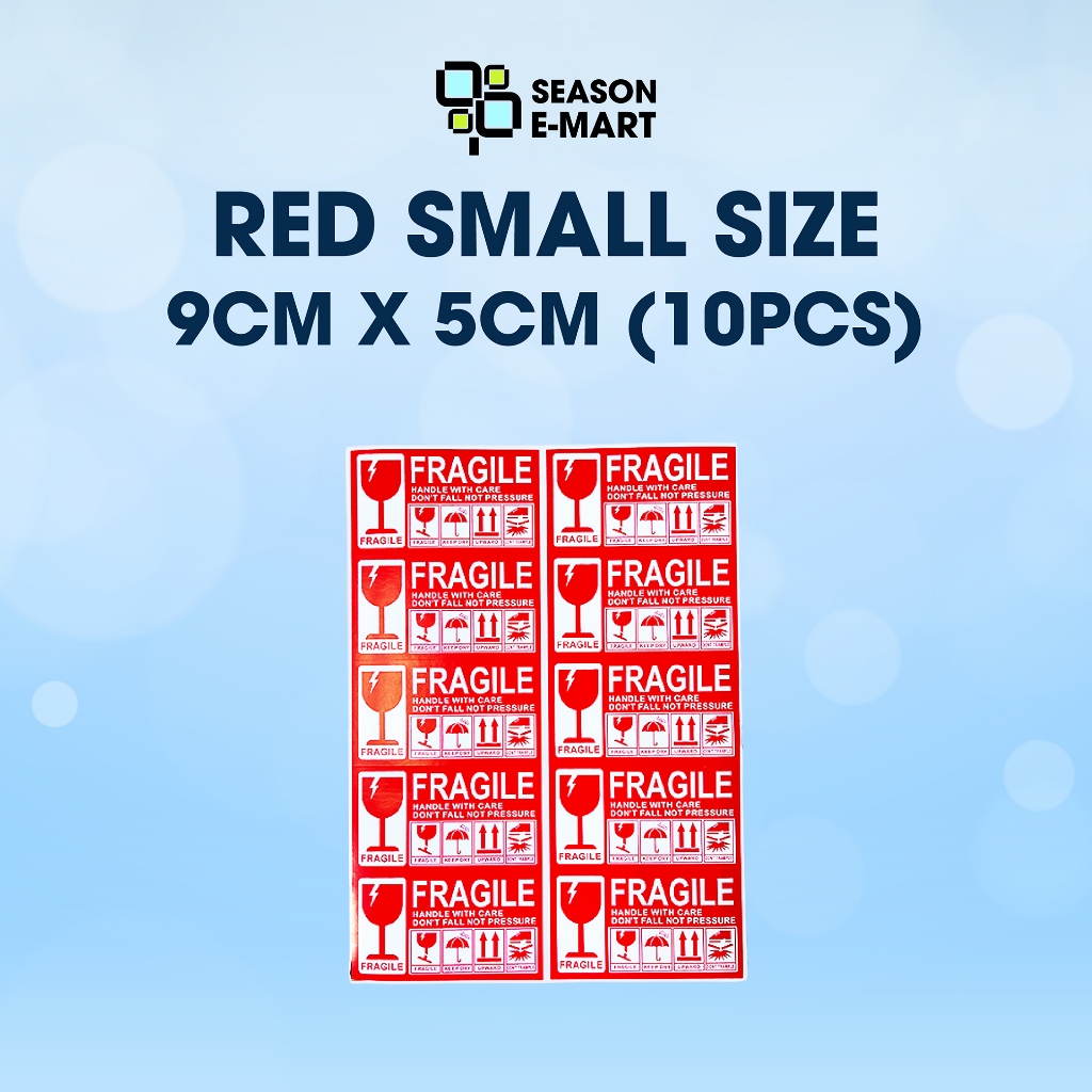 Fragile Sticker Label Handle With Care Mudah Pecah Warning Label ACEVE ...