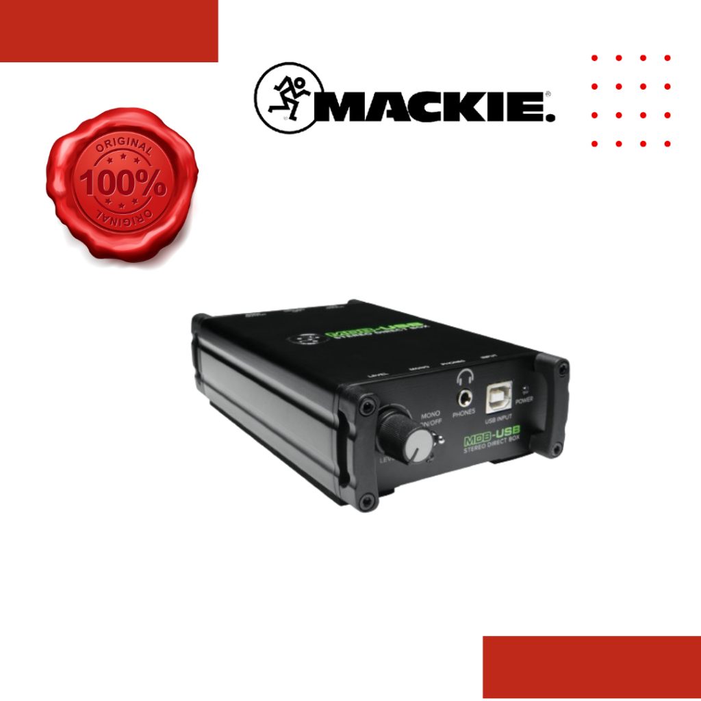 Mackie MDB-USB Stereo USB Direct Box | Shopee Malaysia