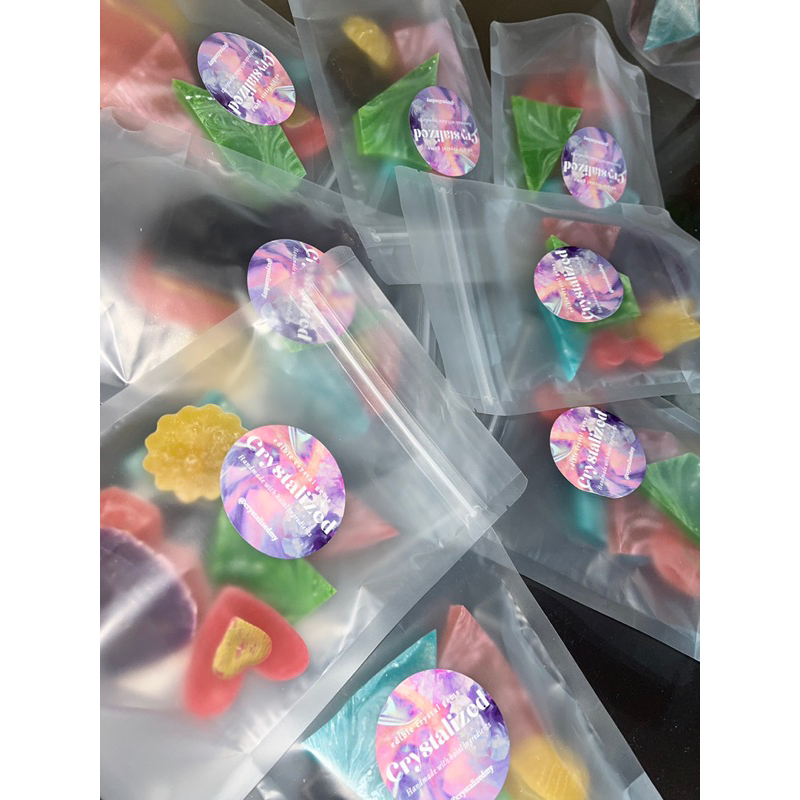 8 Pcs Treasure Box Edible Crystal Candy Kohakutou Agar Agar Kering ...