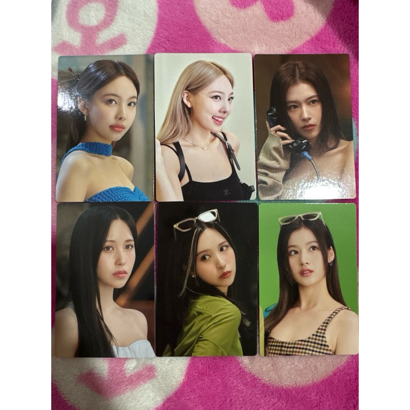 TWICE Nayeon Sana Mina Official Monograph Photocard Ready To Be RTB Between 1&2 Talk That Talk ...