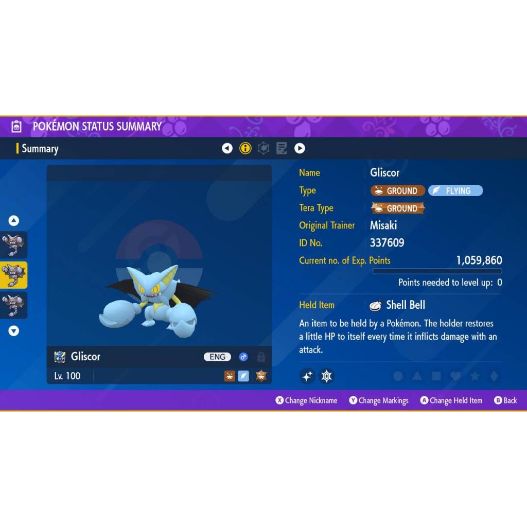 Pokemon Scarlet & Violet Shiny Gliscor [Solo Tera Raid 7Star Emboar ...