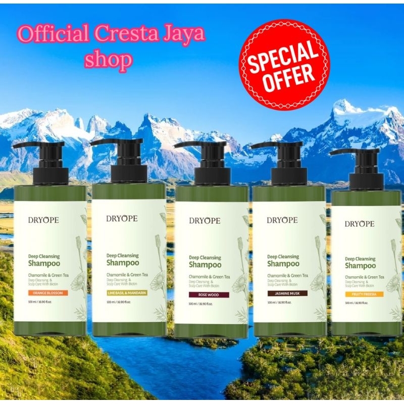 DYROPE DEEP CLEANSING SHAMPOO 500ML | Shopee Malaysia