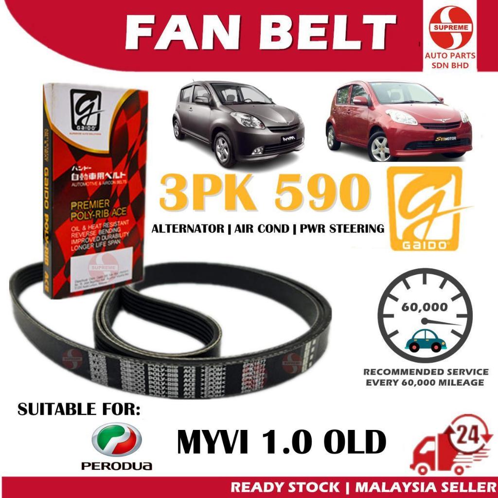 S2U Gaido Fan Belt Perodua Myvi 1.0 Old Air Cond Alternator Power ...