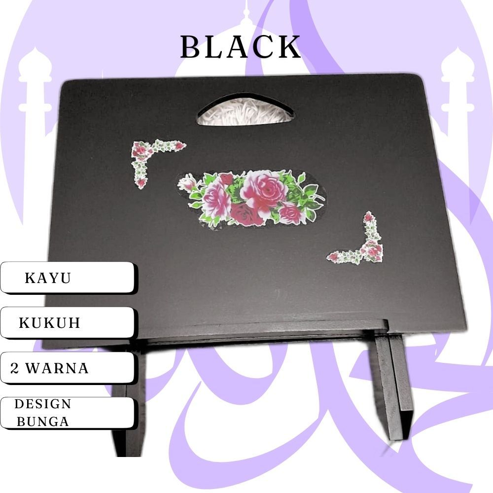 Rehal MEJA Wooden Kayu hadiah Gift Wakaf Al-quran Mudah dibawa | Shopee ...