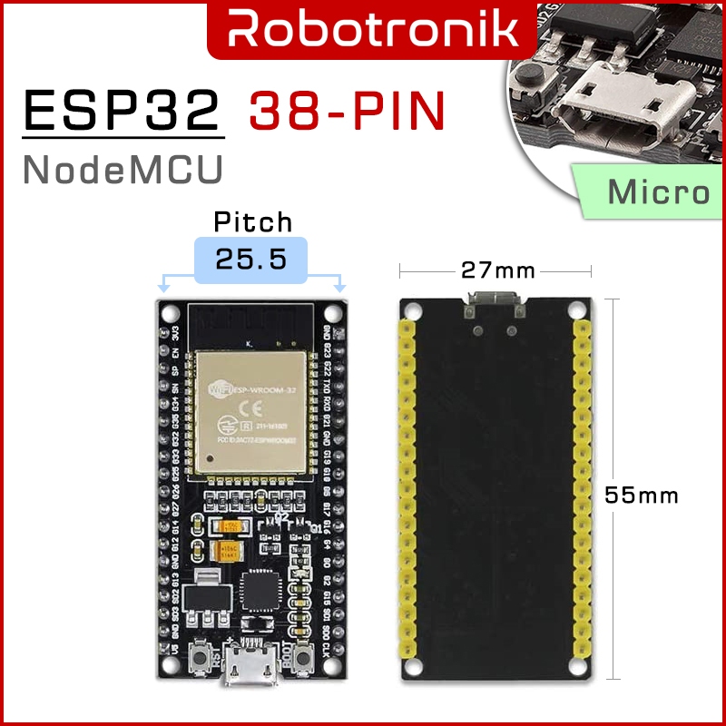 ESP32 (WIFI + Bluetooth) 30-pin 38-pin IoT Lua Board NODEMCU ESP-WROOM ...