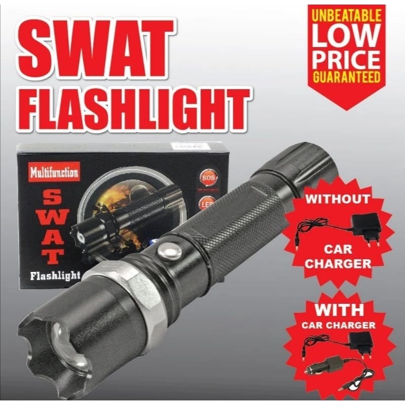 Multifunction SWAT Zoom Flashlight/Torchlight/ Lampu Suluh SWAT ...