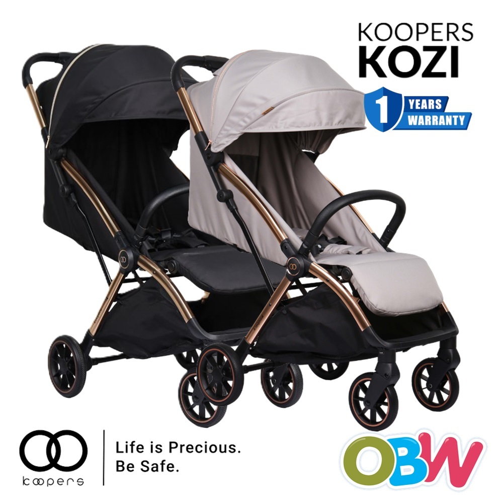 Koopers Kozi Auto Fold Baby Stroller | EN1888 Approved | Newborn Baby ...