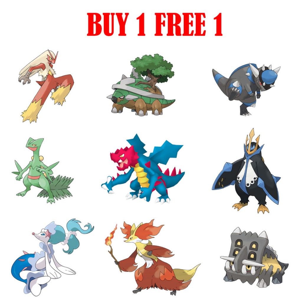 Pokemonstars_Pro Pokemon Trade Place Standard C (Buy 1 Free 1) | Shopee ...