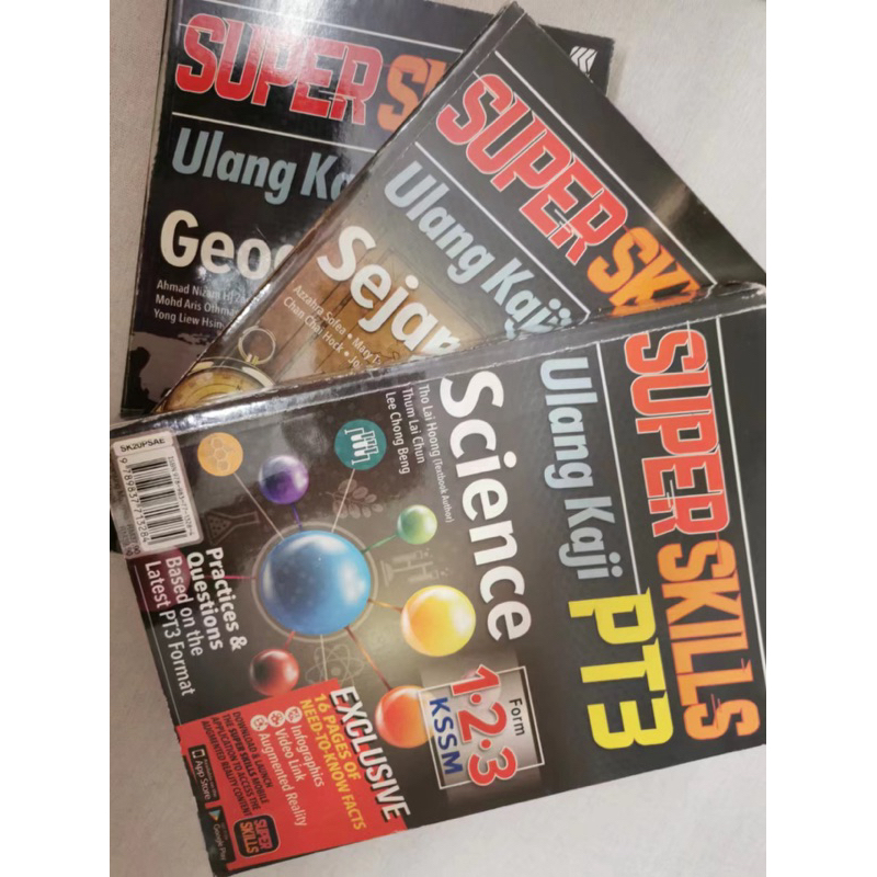 Sasbadi Superskills Ulang Kaji PT3 Form 1, Form 2 & Form 3/ Tingkatan 1.2.3(Science/ Sejarah ...