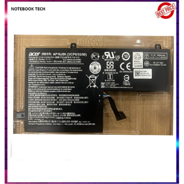ACER AP16J8K CHROMEBOOK 11 N7 C731T-C9M4 BATTERY-AAA | Shopee Malaysia