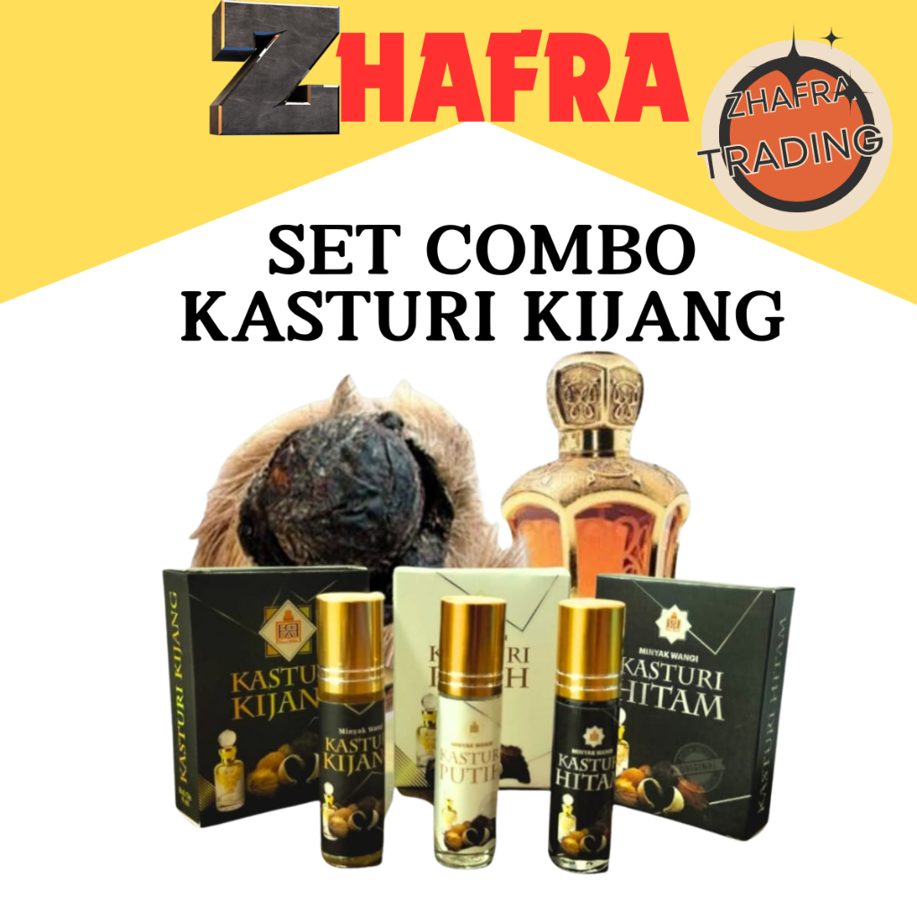 SET COMBO KASTURI KIJANG ASLI WANGIAN YANG TENANG DAN TERAPI SUNNAH ...