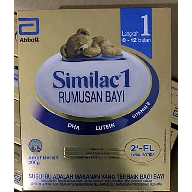 Similac step 1 200g (12Pack=1carton) | Shopee Malaysia