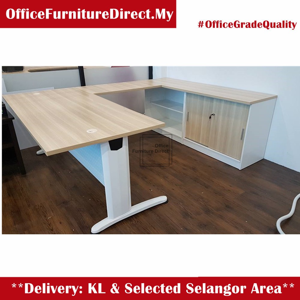 B Manager Director Office Table Set B-BMB 11 SET BT 188 SET | Shopee ...