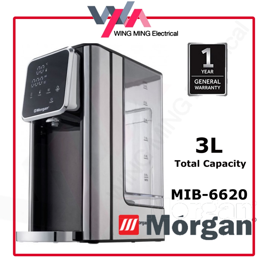 Morgan 3L Instant Water Boiler Dispenser with Touch Sensor Control ...