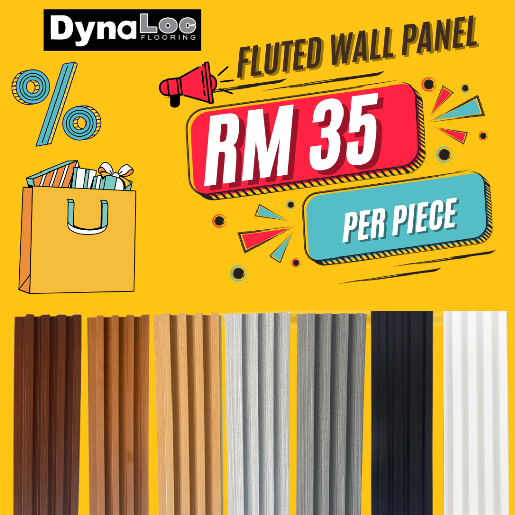 FLUTED WALL PANEL, 2900MM *WALK IN PURCHASE MORE DISCOUNT* | Shopee ...