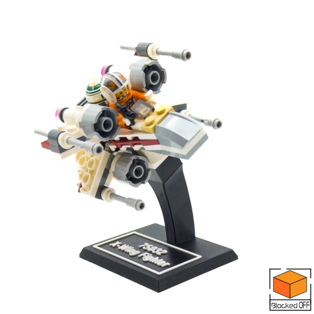 Display Stand for Lego Star Wars X-Wing Fighter Microfighter (75032 ...