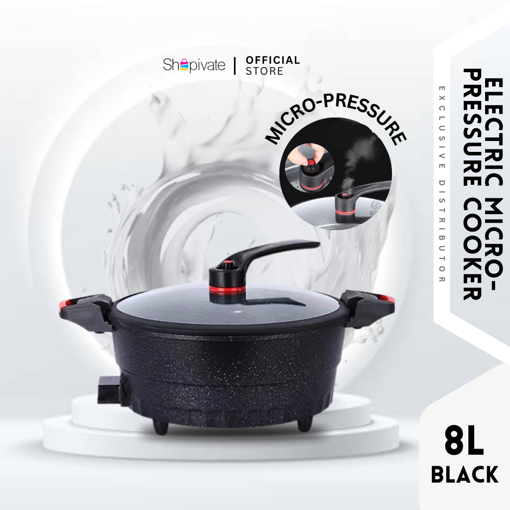 Electric Multi-Function Steamboat Hot Pot Cooker & Pan Grill 8L ...