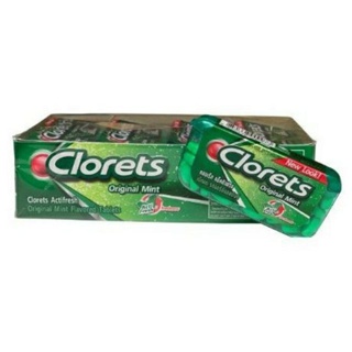 CLORETS ORIGINAL MINT / CLEAR MINT (12g x 12pcs) | Shopee Malaysia