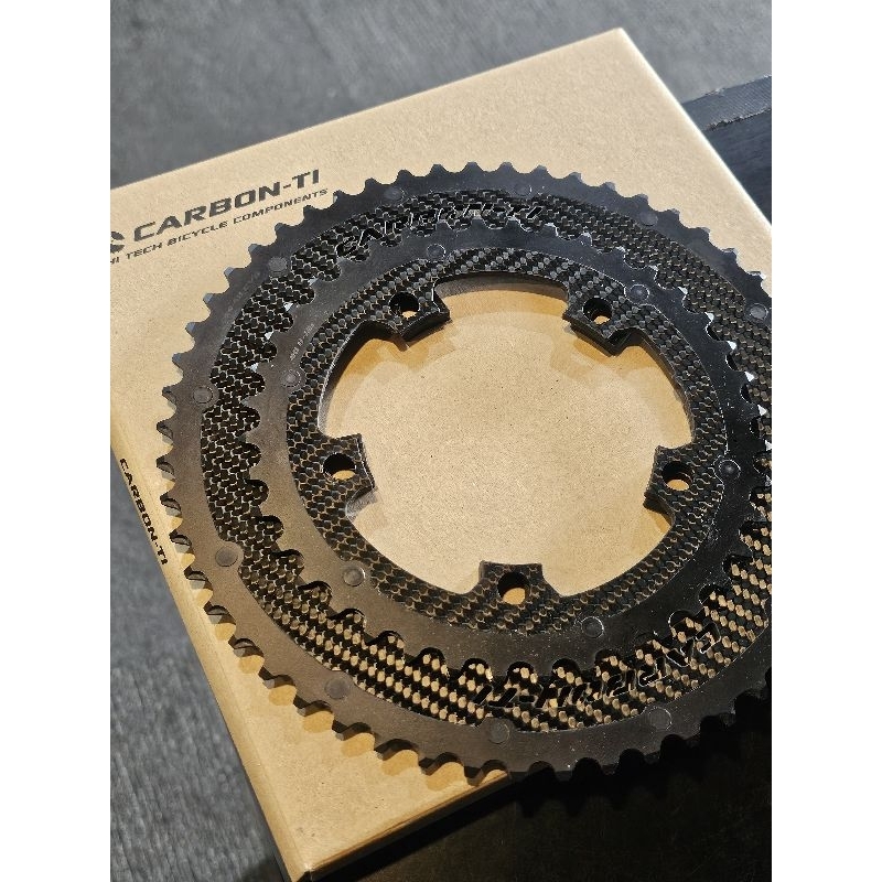 CARBON TI Chainring 4arm,5arm,R9100,Sram 130bcd (Pm for Available unit ...