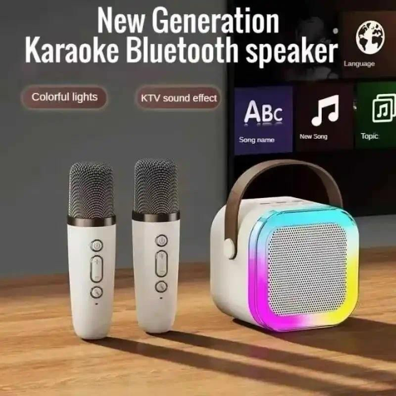 Wireless Karaoke Speaker with Microphone Bluetooth for KTV K12 Mini ...