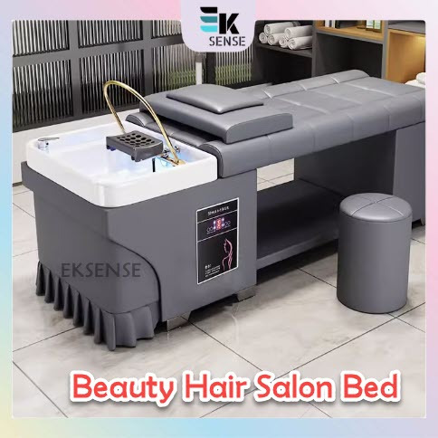 Barber Hair Salon Beauty Salon Head Massage SPA Therapy Bed Water ...