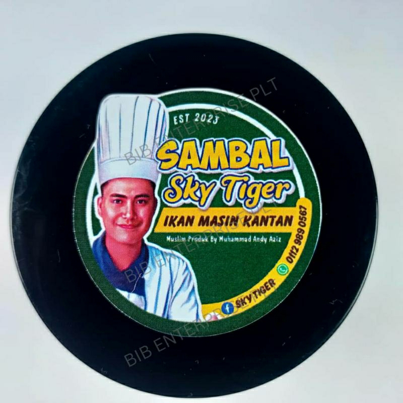 Sambal Chef Sky Tiger 200g Ikan Bilis Belacan, Bilis Bunga Kantan, Ikan ...