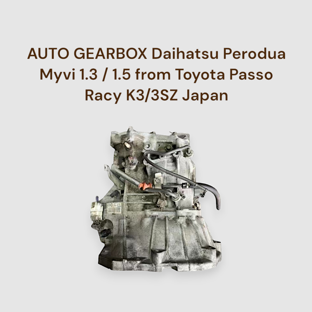 AUTO GEARBOX Daihatsu Perodua Myvi 1.3 / 1.5 from Toyota Passo Racy K3 ...