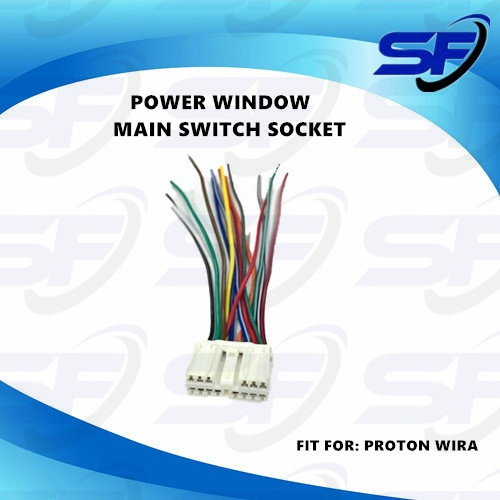 PROTON WIRA POWER WINDOW MAIN SWITCH SOCKET | Shopee Malaysia