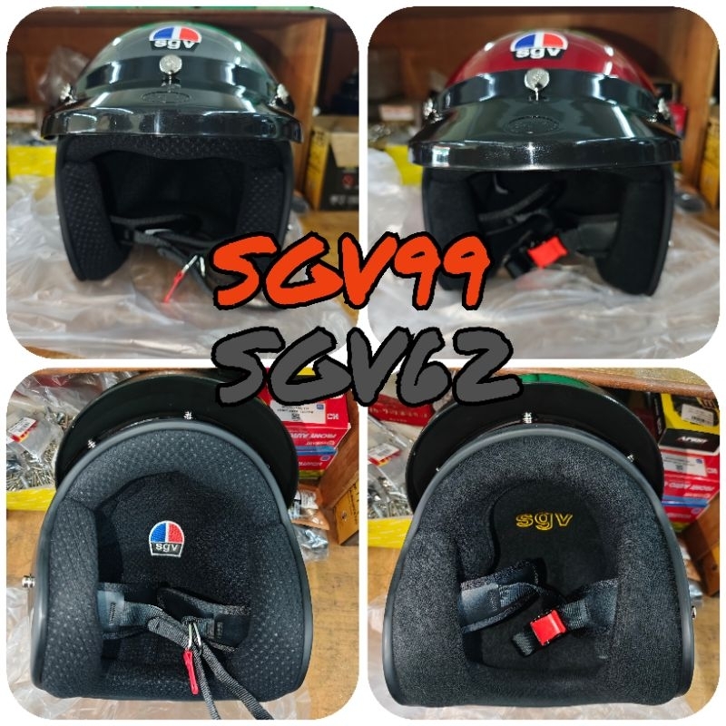 PROMOSI SGV 99/SGV 62 HELMET 100%ori...(SIZE L/XL) | Shopee Malaysia
