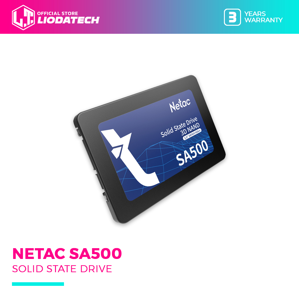 Netac SA500 2.5” SATA SSD (128GB / 256GB / 512GB / 1TB) | Shopee Malaysia