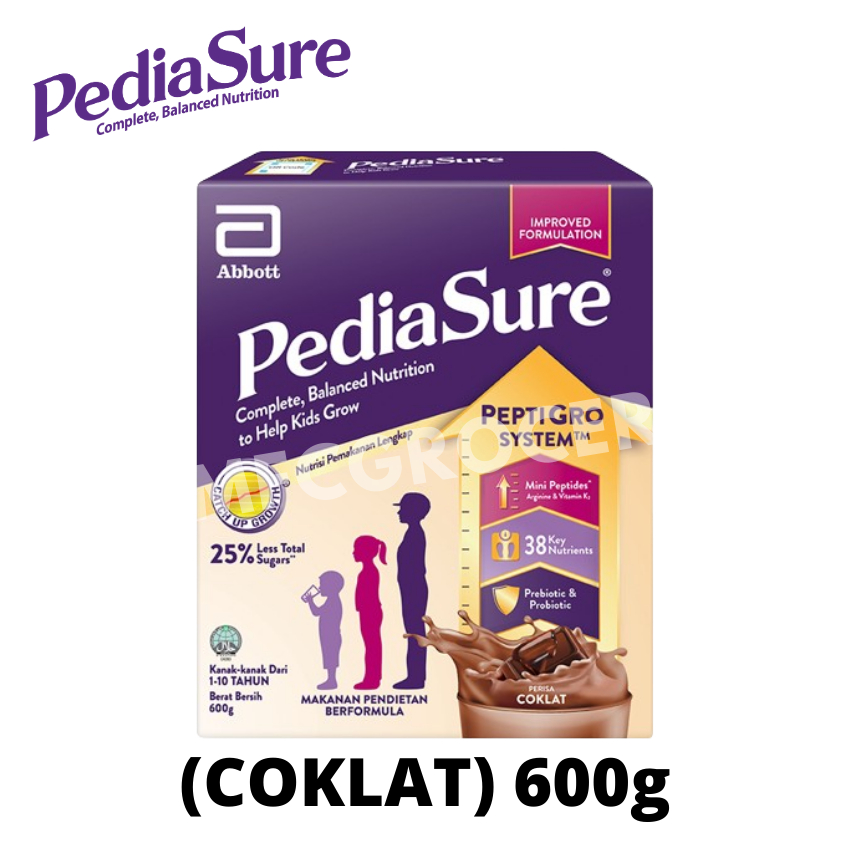 Pediasure PEPTIGRO 600g ( ASLI / VANILLA / COKLAT ) | Shopee Malaysia