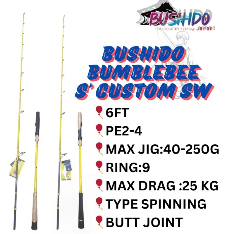 💥ROD BUSHIDO BUMBLEBEE S' CUSTOM SW💥 | Shopee Malaysia
