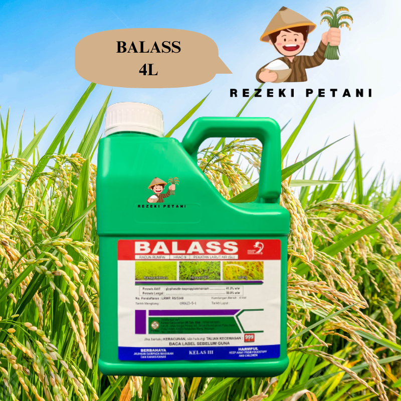 [ORIGINAL] 4L BALASS Kenso (Sama Roundup Ecomax Ken up) Glyphosate 41% ...