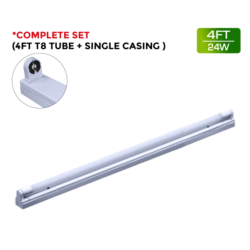 (Sirim) T8 LED Light Tube 2FT 4FT LED Fluorescent Extra Bright Wall Ceiling Lighting Lampu ...